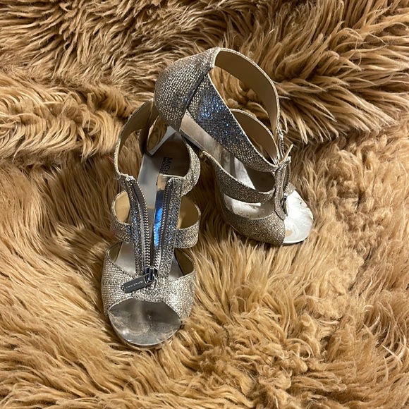 MICHAEL Michael Kors | Shoes | Silver Heels | Poshmark